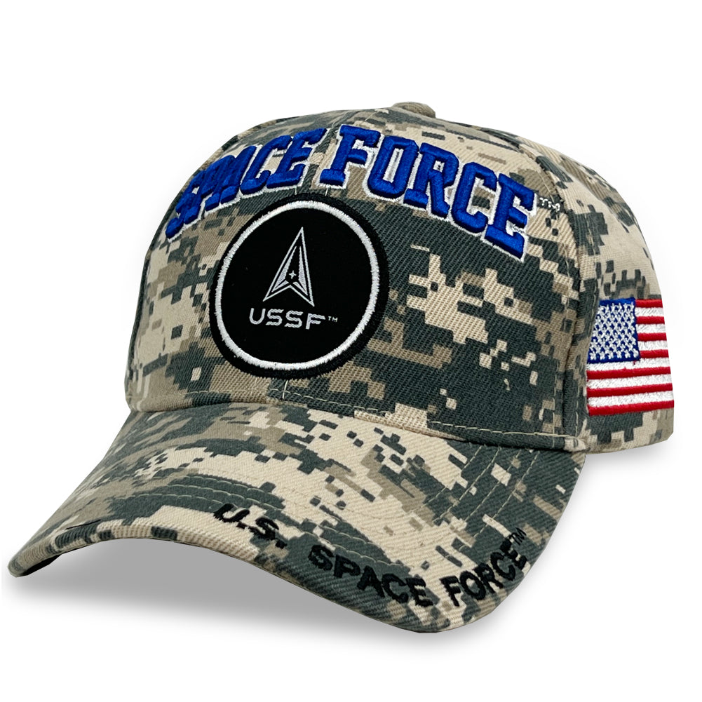 Space Force Digital Pride Hat (Camo)